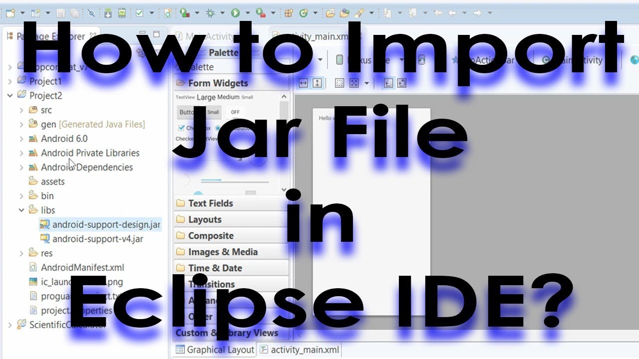 How To Add Jar File In Eclipse Ide Youtube