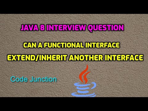 Can A Functional Interface Extend Inherit Another Interface Java 8