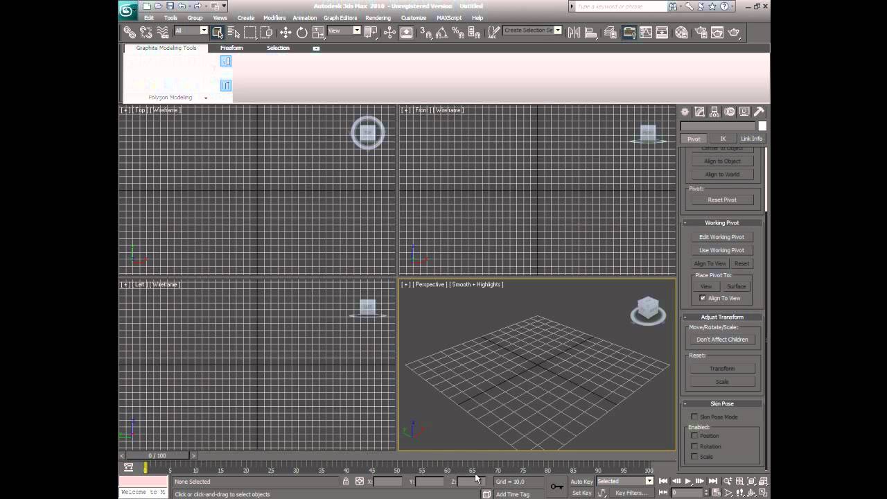 Autodesk 3ds Max Tutorials User Interface Youtube