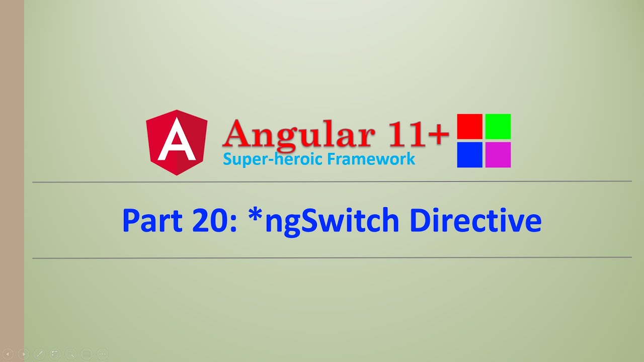 Angular Complete Series Ngswitch Directive Part 20 Angular11