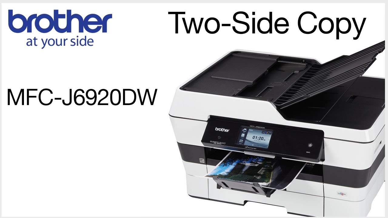 Brother Mfc J6920dw Making A Double Sided Copy Youtube