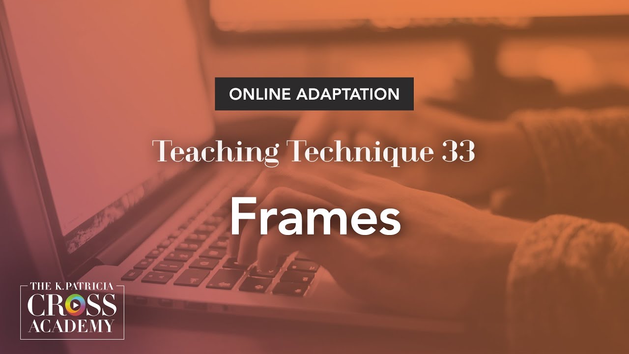 Online Teaching Adaptation Frames Youtube