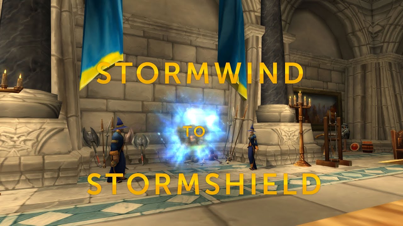 Wow Tipp Das Portal Von Stormwind Nach Stormshield Youtube