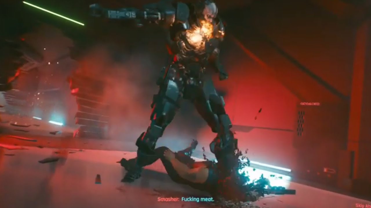 Cyberpunk 2077 Adam Smasher Final Boss Fight Youtube