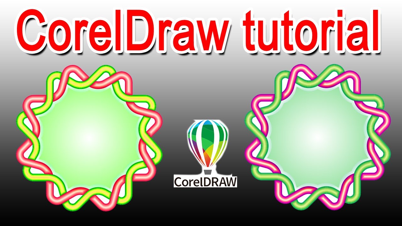 Corel Draw Vector Design Tutorial For Beginners Friends Computer