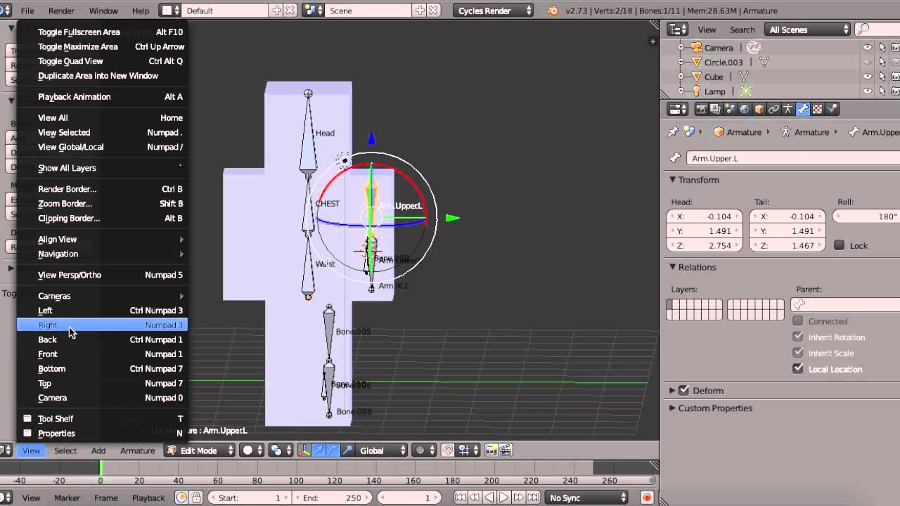 Rigging Blender Tutorial Part 1 Youtube