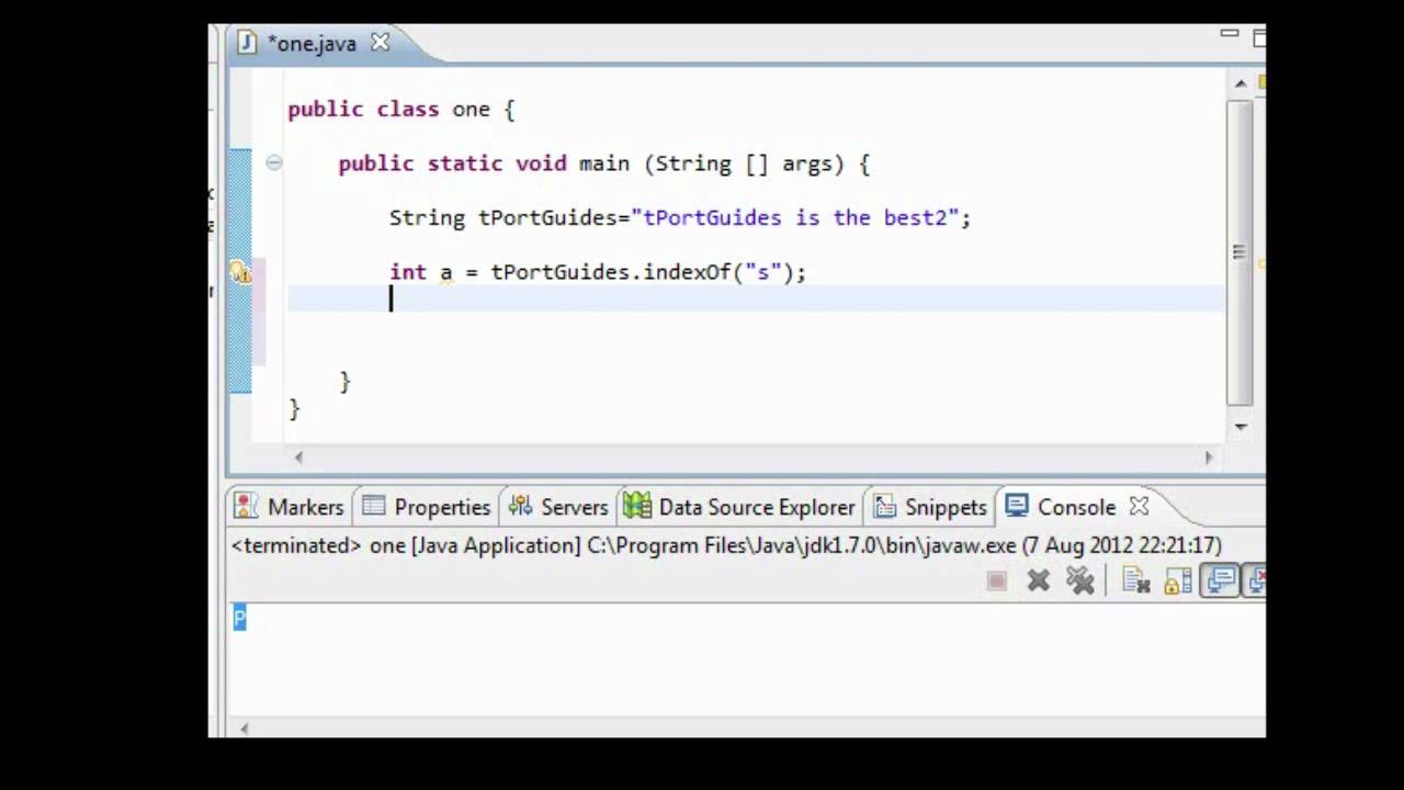 Java Associate Indexof Method Part 10 Youtube