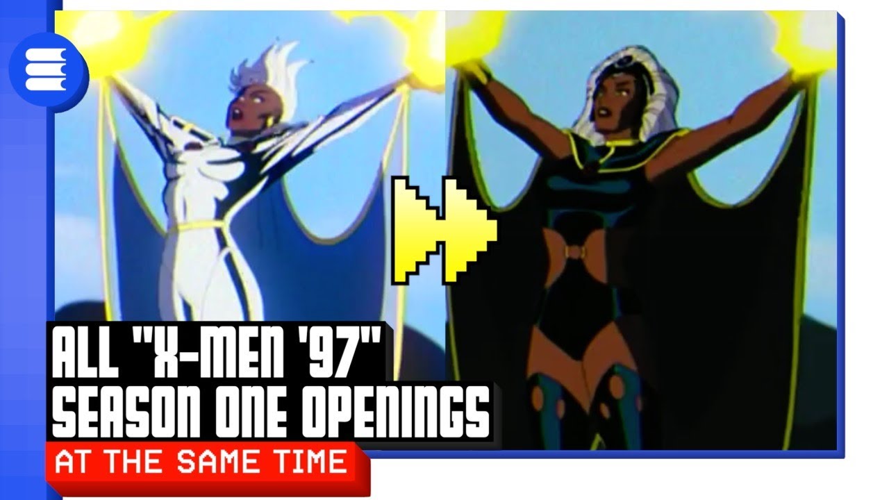 All X Men 97 Season One Openings At The Same Time Animation