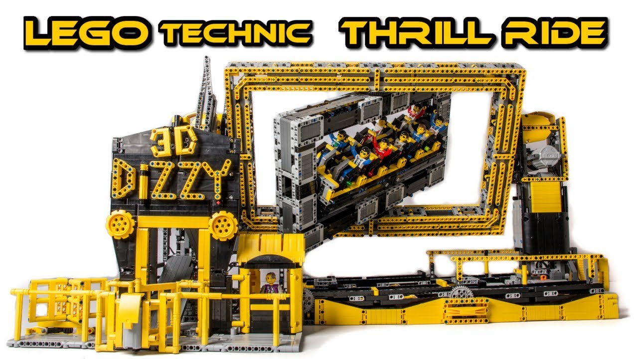 This Dizzying Lego Theme Park Ride Would Make Minifigs Toss Their