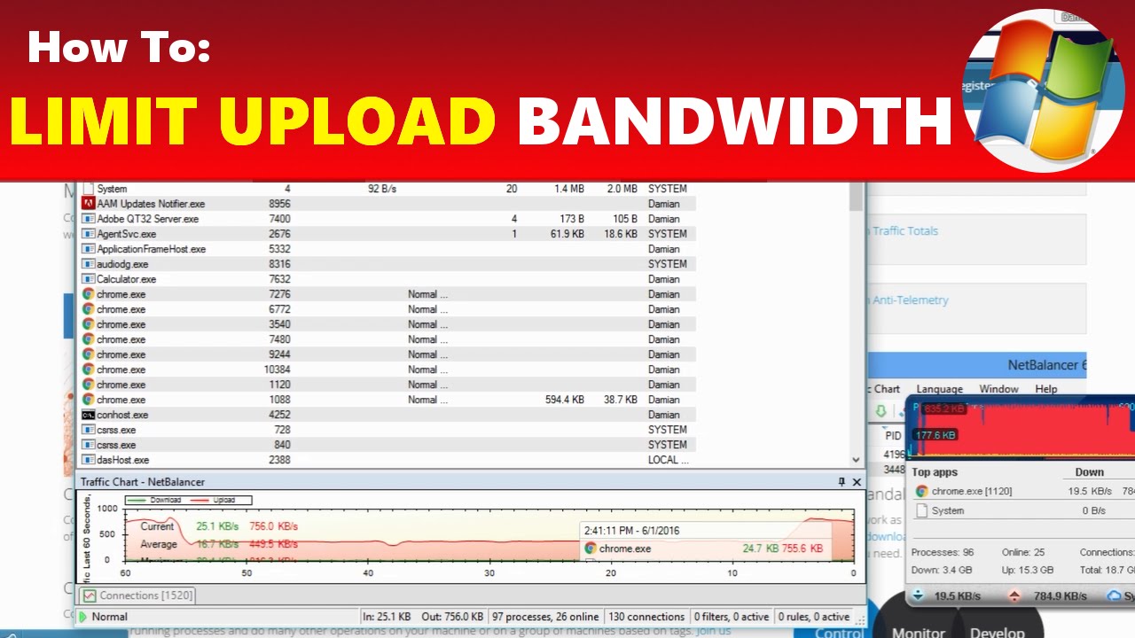 How To Limit Youtube Upload Internet Bandwidth Lower Ping Youtube