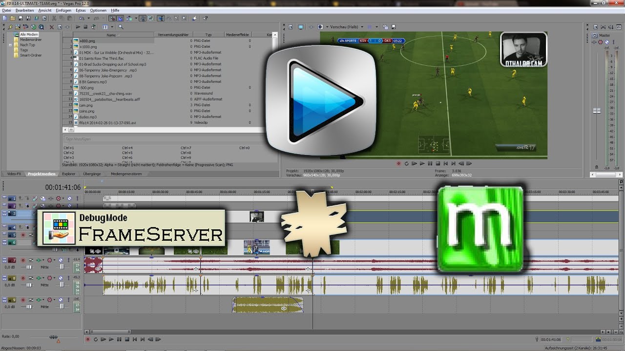 Sony Vegas Debugmode Frameserver Megui Tutorial Youtube
