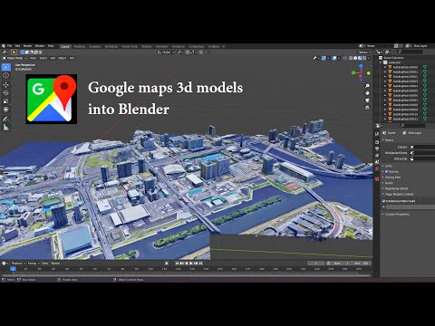How To Import Google Maps 3d Models Into Graphics Software Blender