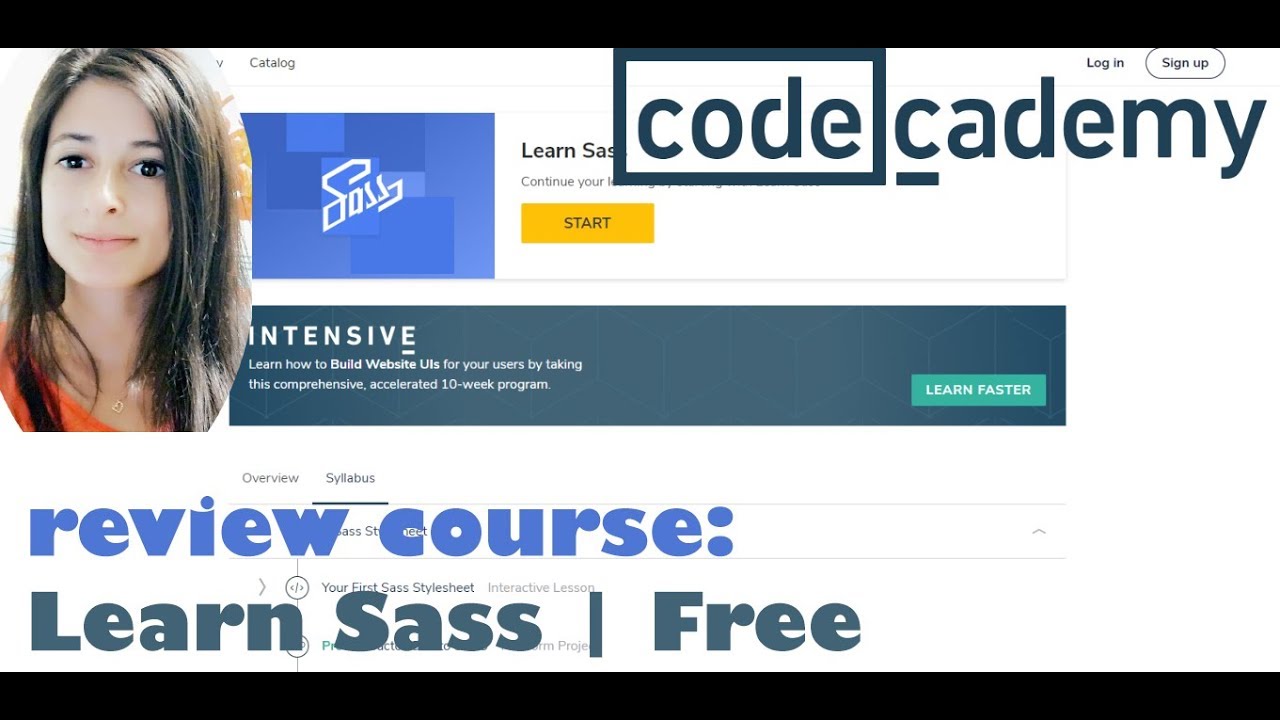 Learn Sass Codecademy Reviewing Online Tech Courses Youtube