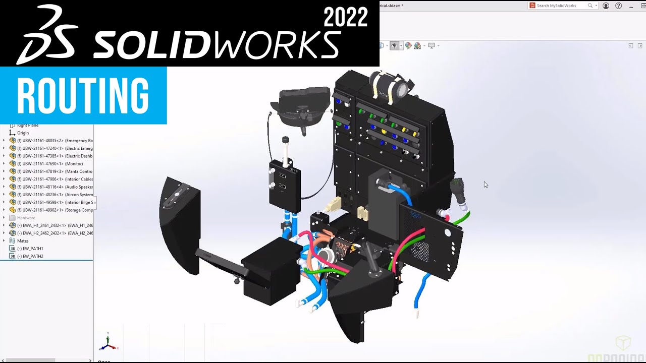 Solidworks 2022 What S New Routing Youtube
