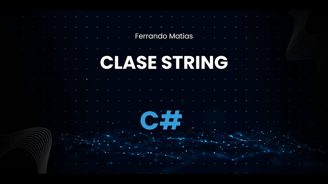 Clase String En C Youtube