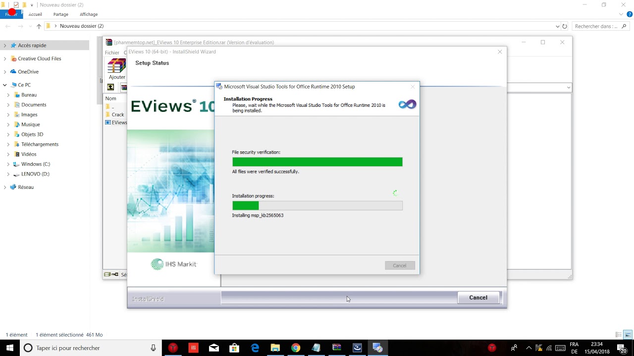 Episode 1 Installation Eviews 10 Avec Patch Youtube