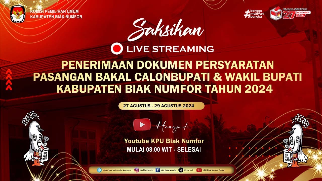 Live Streaming Konferensi Pers Youtube