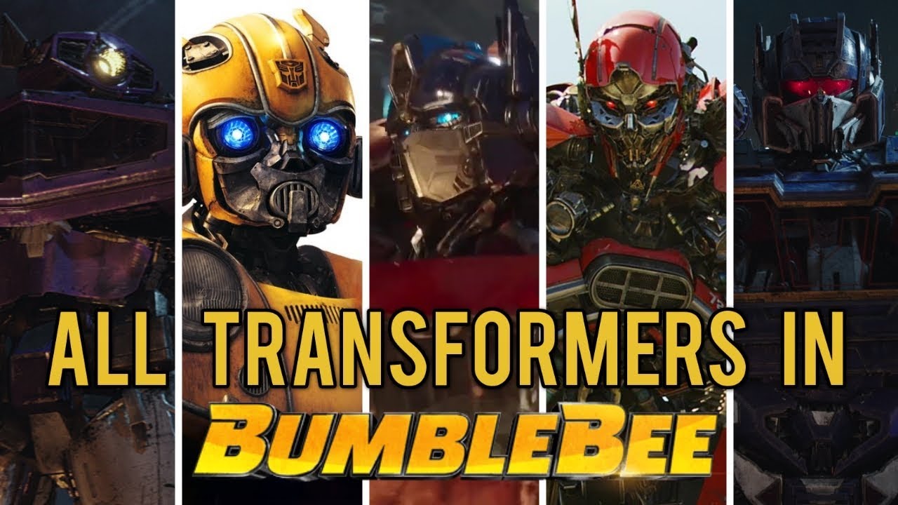 All Transformers In Bumblebee Robot Cast And Designs Youtube