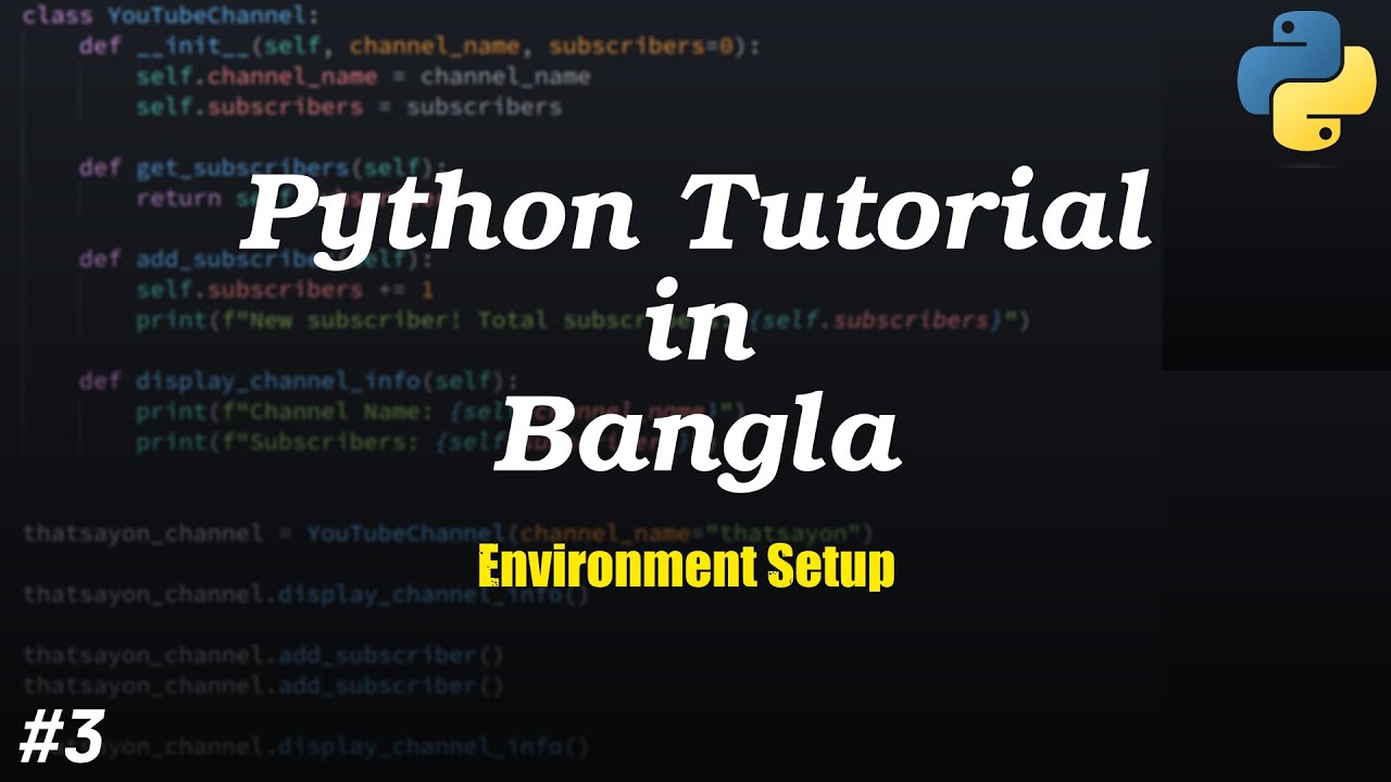 Python Environment Setup In Windows Python Tutorial In Bangla 3