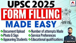 Upsc Form Filling 2025 How To Fill Upsc Form 2025 Step By Step Upsc ...
