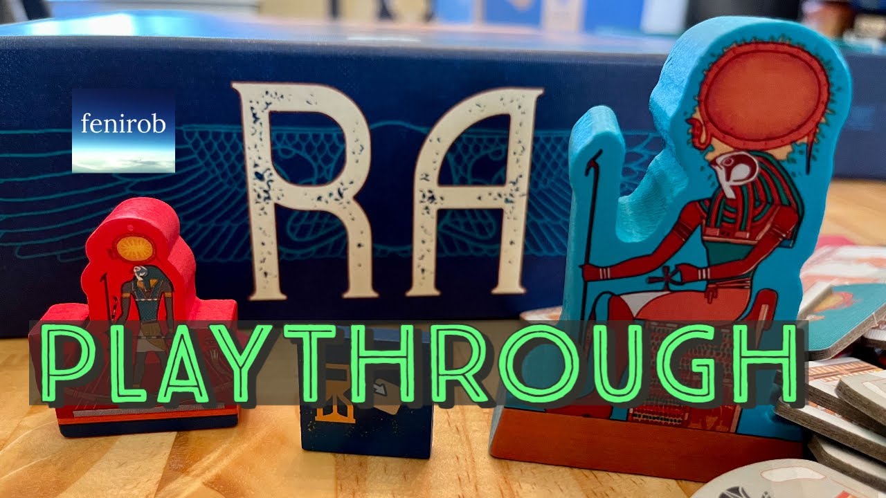 Ra Board Game Playthrough Youtube