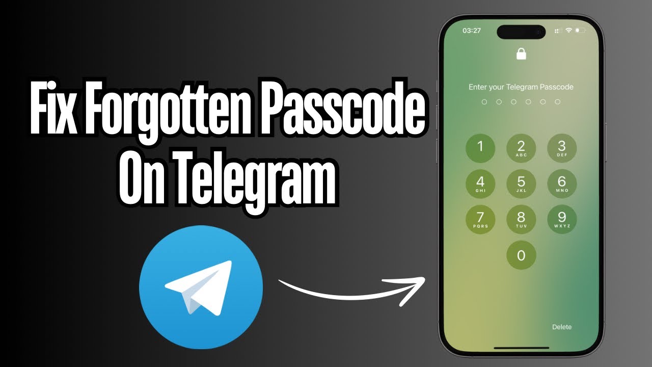 Forgot Telegram Passcode Telegram App Lock Passcode Forgotten
