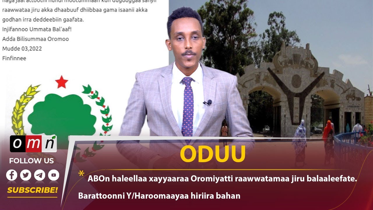 Omn Oduu Ijoo Muddee 4 2022 Youtube