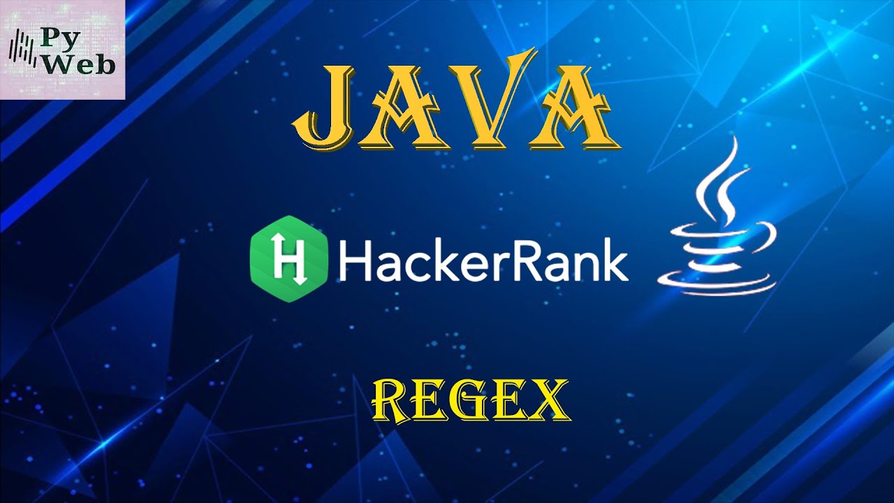 21 Java Regex Java Hackerrank Solutions Youtube