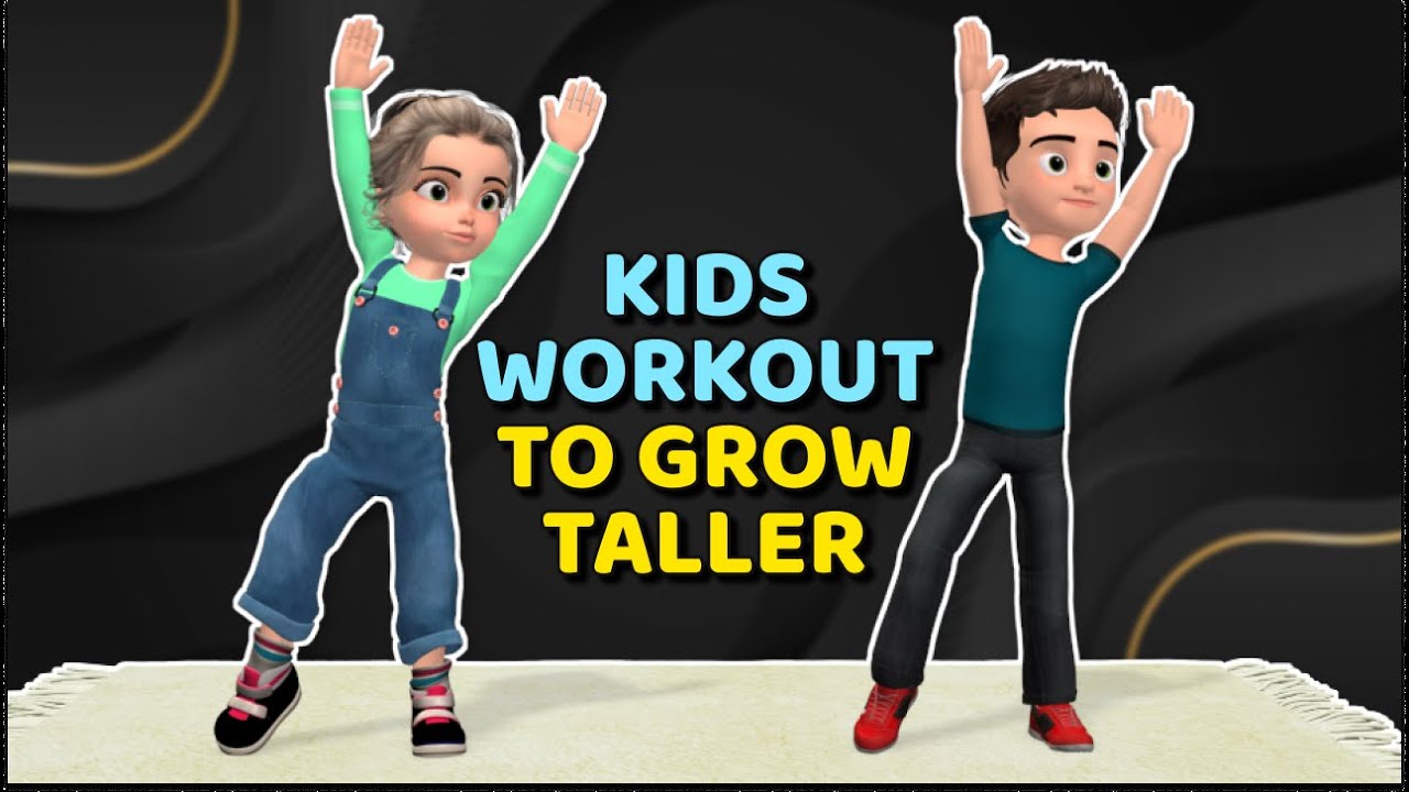 10 Minute Kids Workout To Grow Taller Youtube