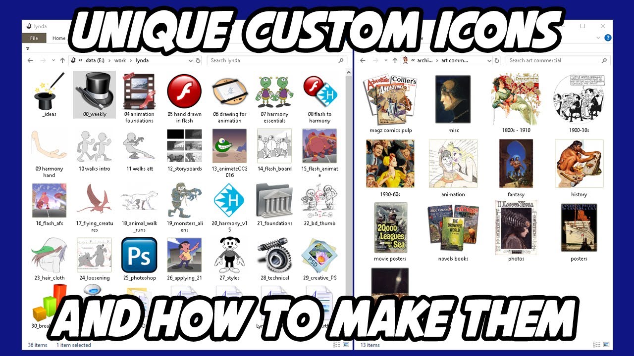 Custom Icons And How I Made Them Youtube