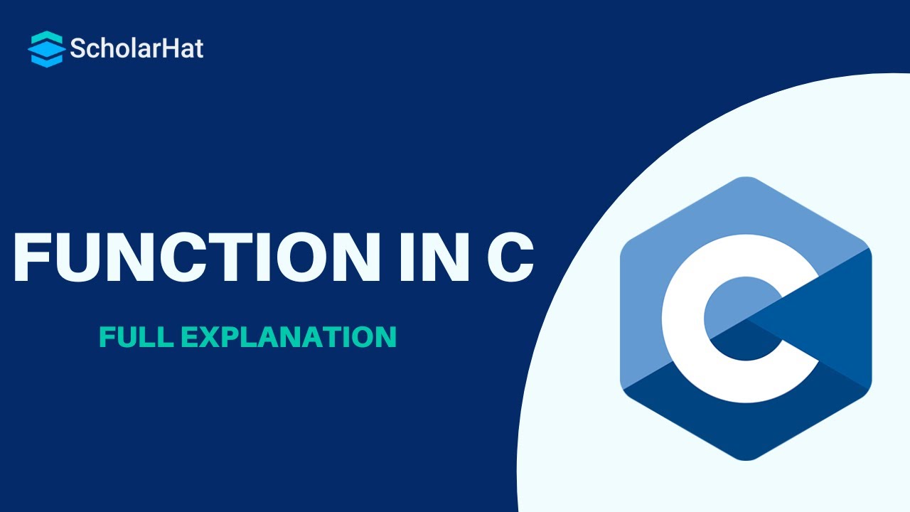 Function In C C Tutorial Youtube