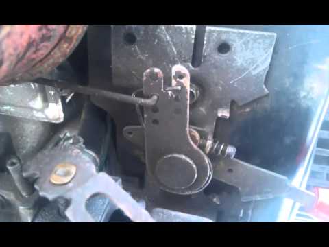 Tecumseh Throttle Spring Not Working Youtube