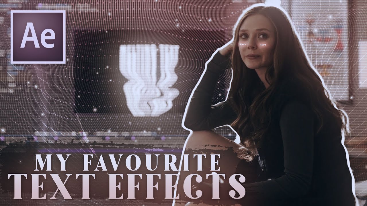 My Favourite Text Effects After Effects Tutorial Youtube