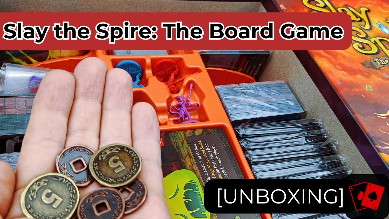 Unboxing Slay The Spire The Board Game Youtube