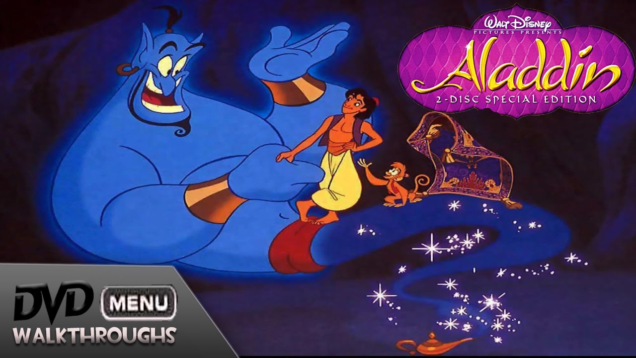 Aladdin 1992 2004 Dvd Menu Walkthrough Youtube