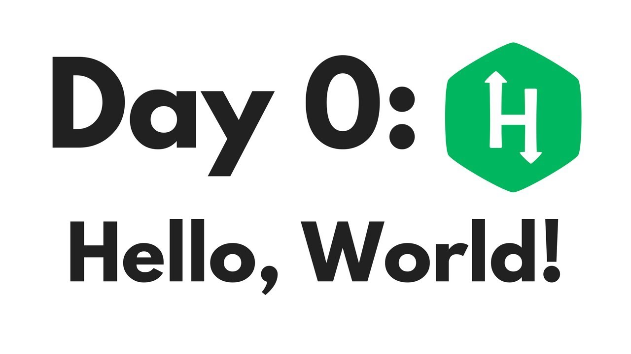 Hackerrank Day 0 Hello World Python Youtube
