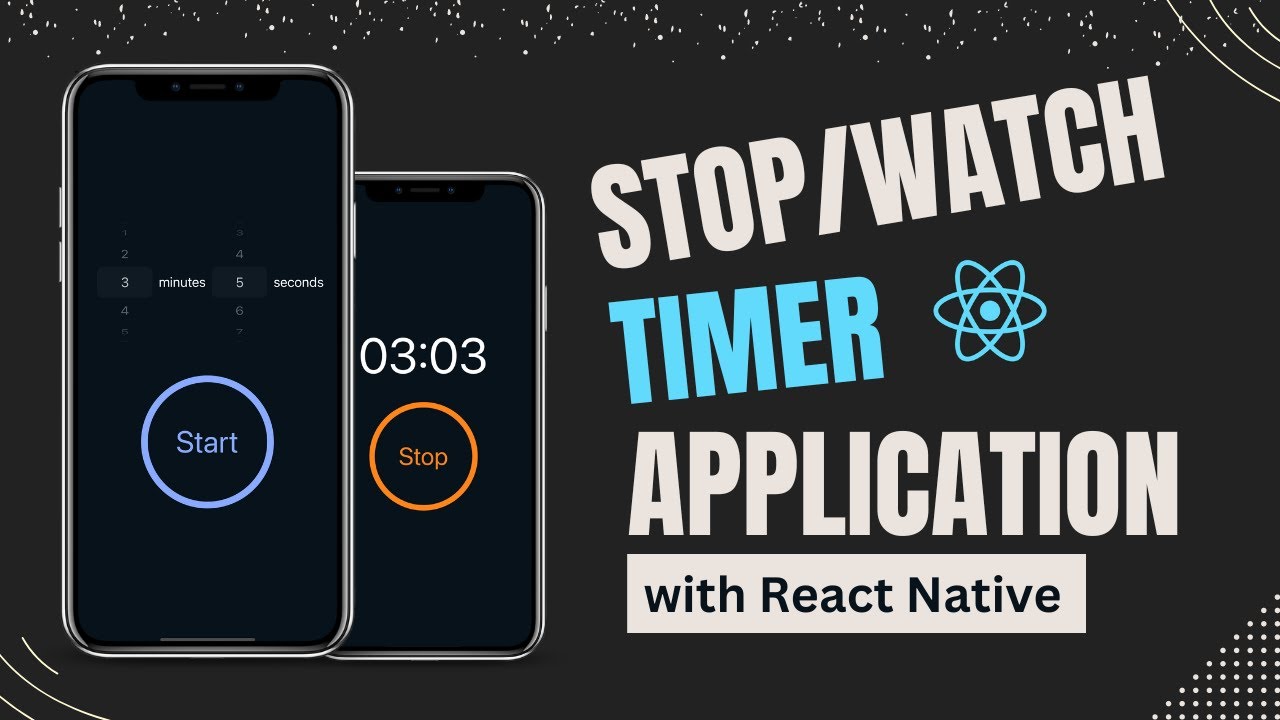 Master React Native By Building A Stop Watch Timer App Easy Tutorial