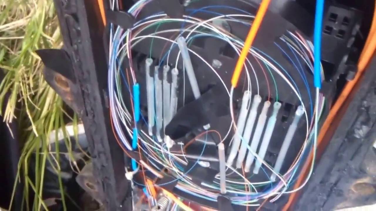 Splicing Cable Fo Fiber Optic Youtube