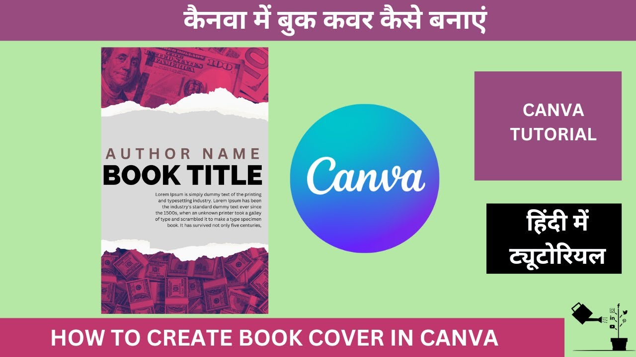 Designing Book Covers Tutorial Create Book Cover Design In Canva