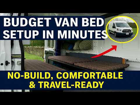 No Build Simple Van Camper Set Up For Clutter Free Van Camping Step 1