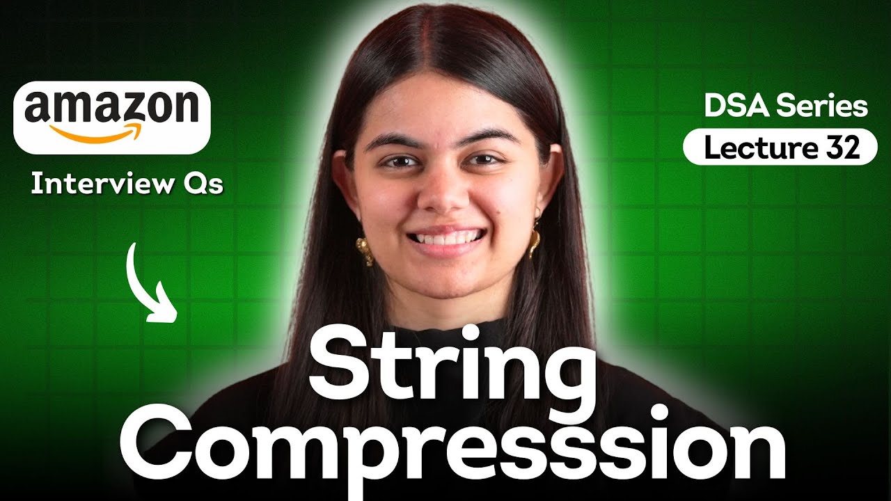 String Compression Problem Lecture 32 Leetcode 443 Youtube