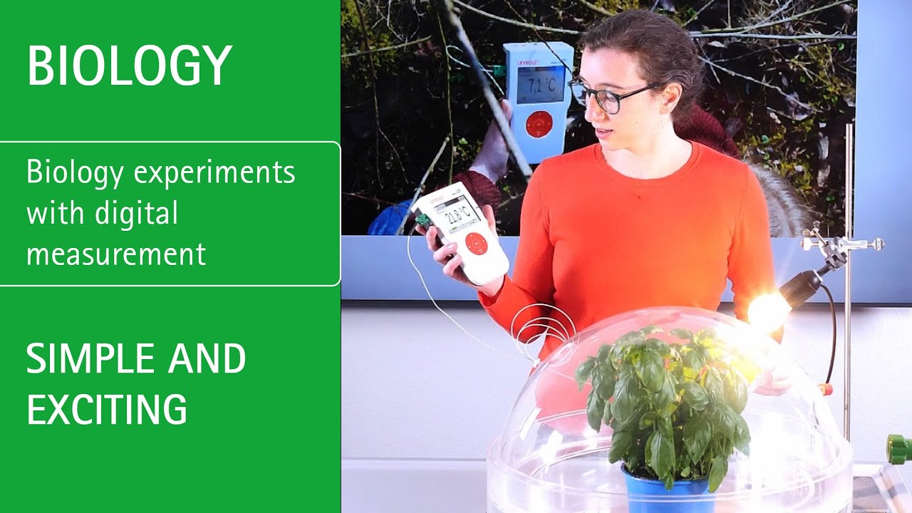 Biology Experiments With Digital Measurement Simple And Exciting With