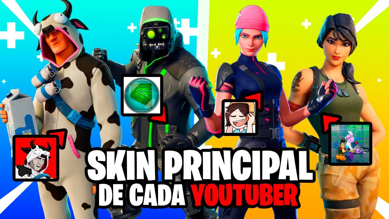 La Main Skin De Cada Youtuber Youtube