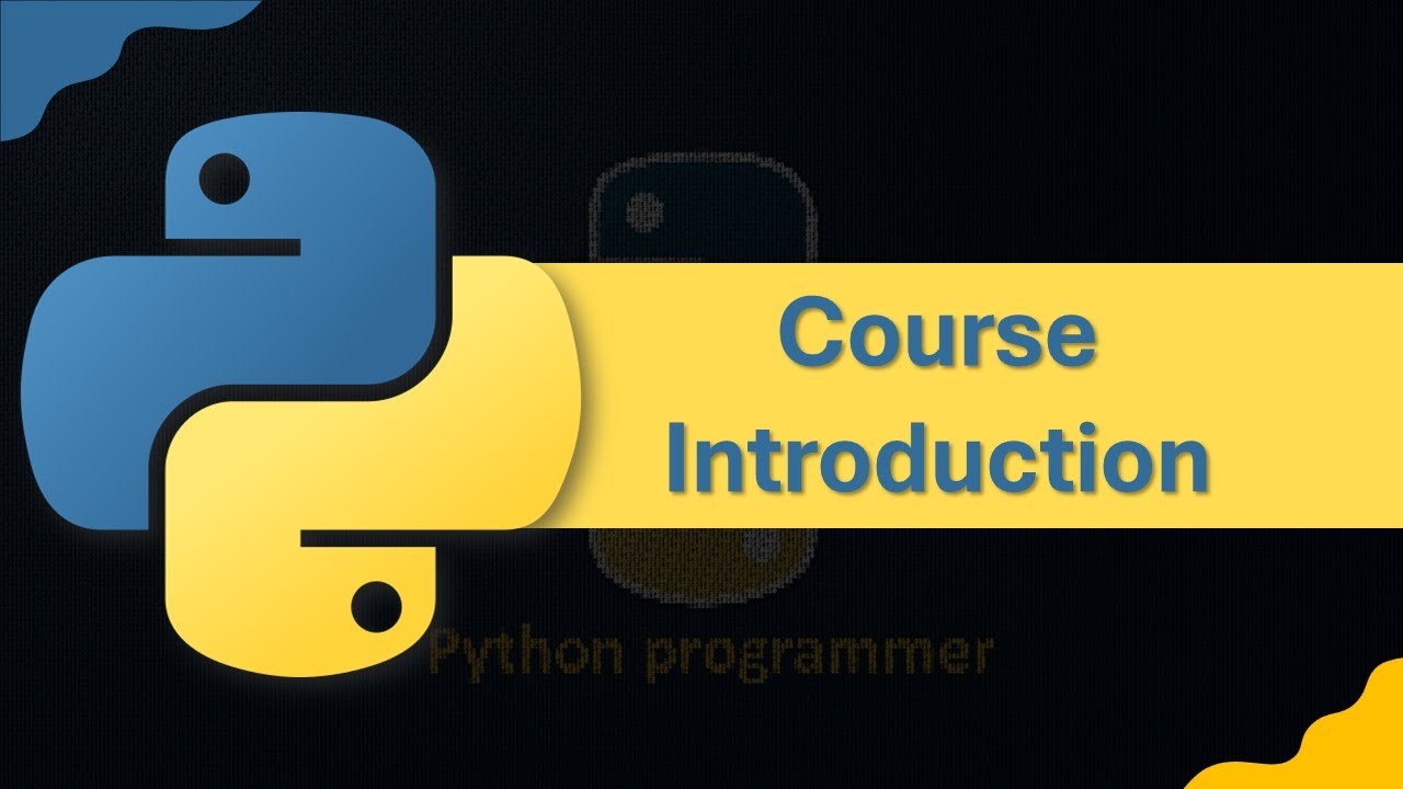 Python Course Introduction Youtube