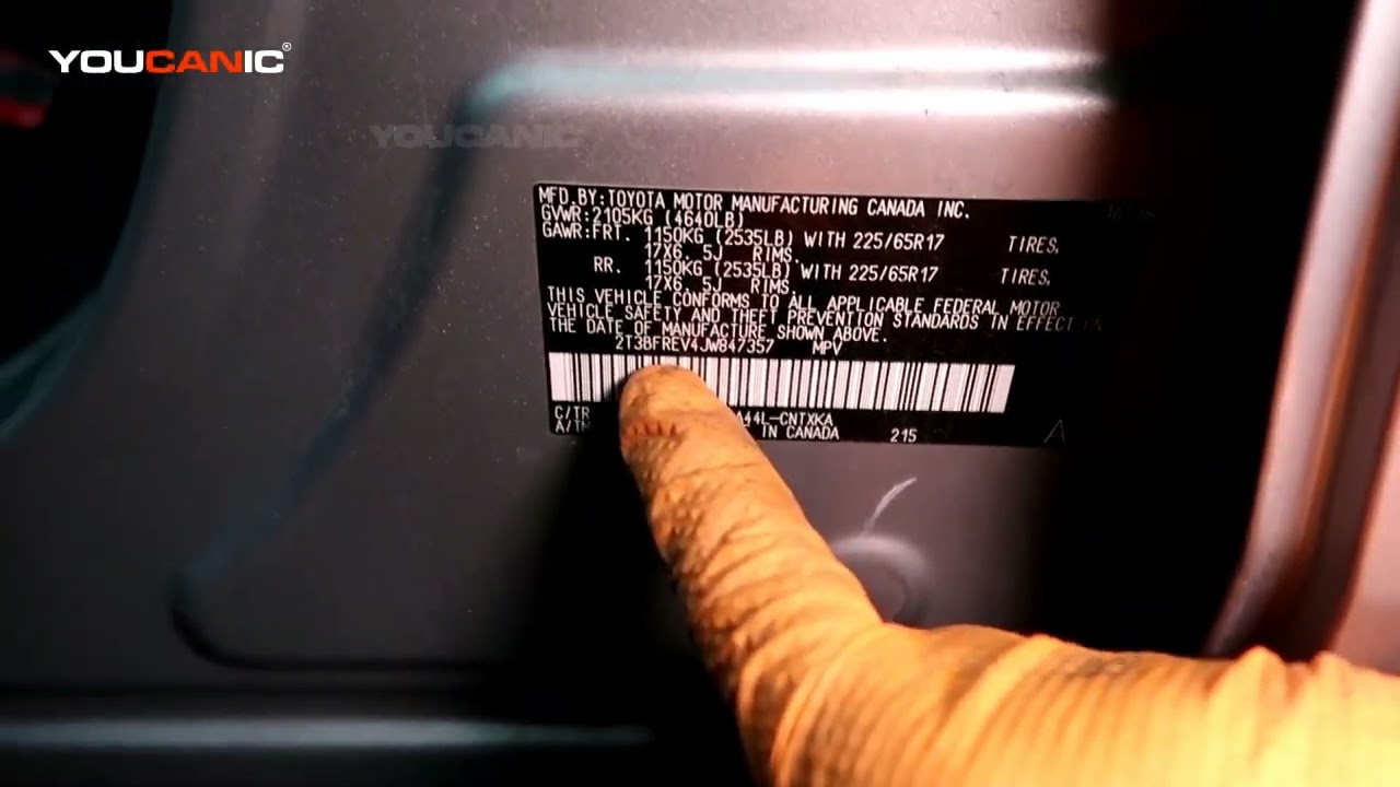How To Read The Vin Number On A 2009 Ford Edge