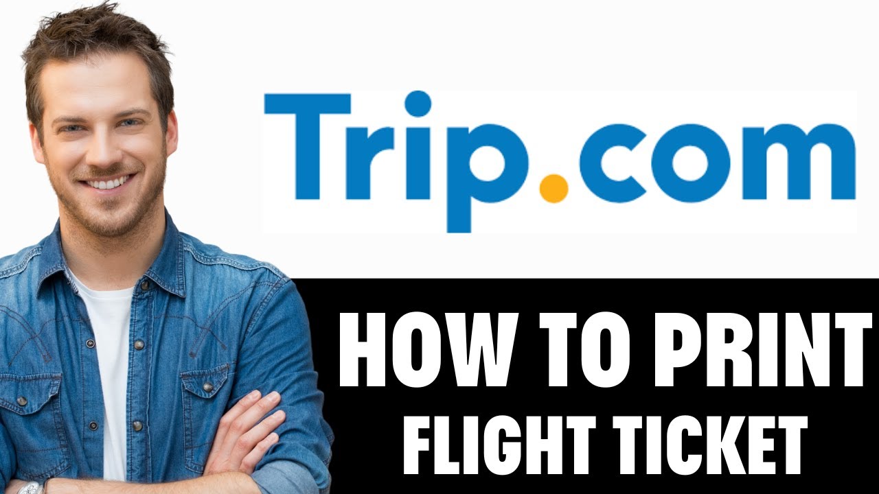 How To Print Flight Ticket From Trip 2025 Youtube