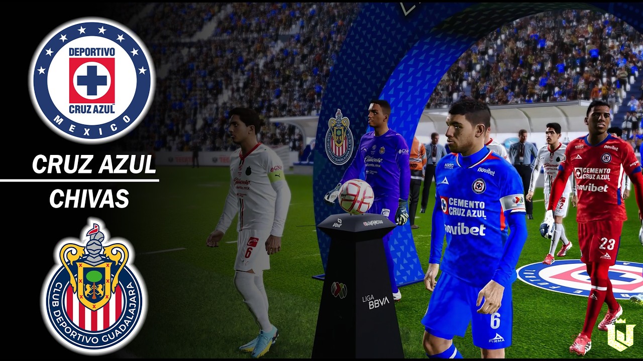 Cruz Azul Vs Chivas Clausura Liga Mx 2026 Gameplay Pes 2021 Youtube