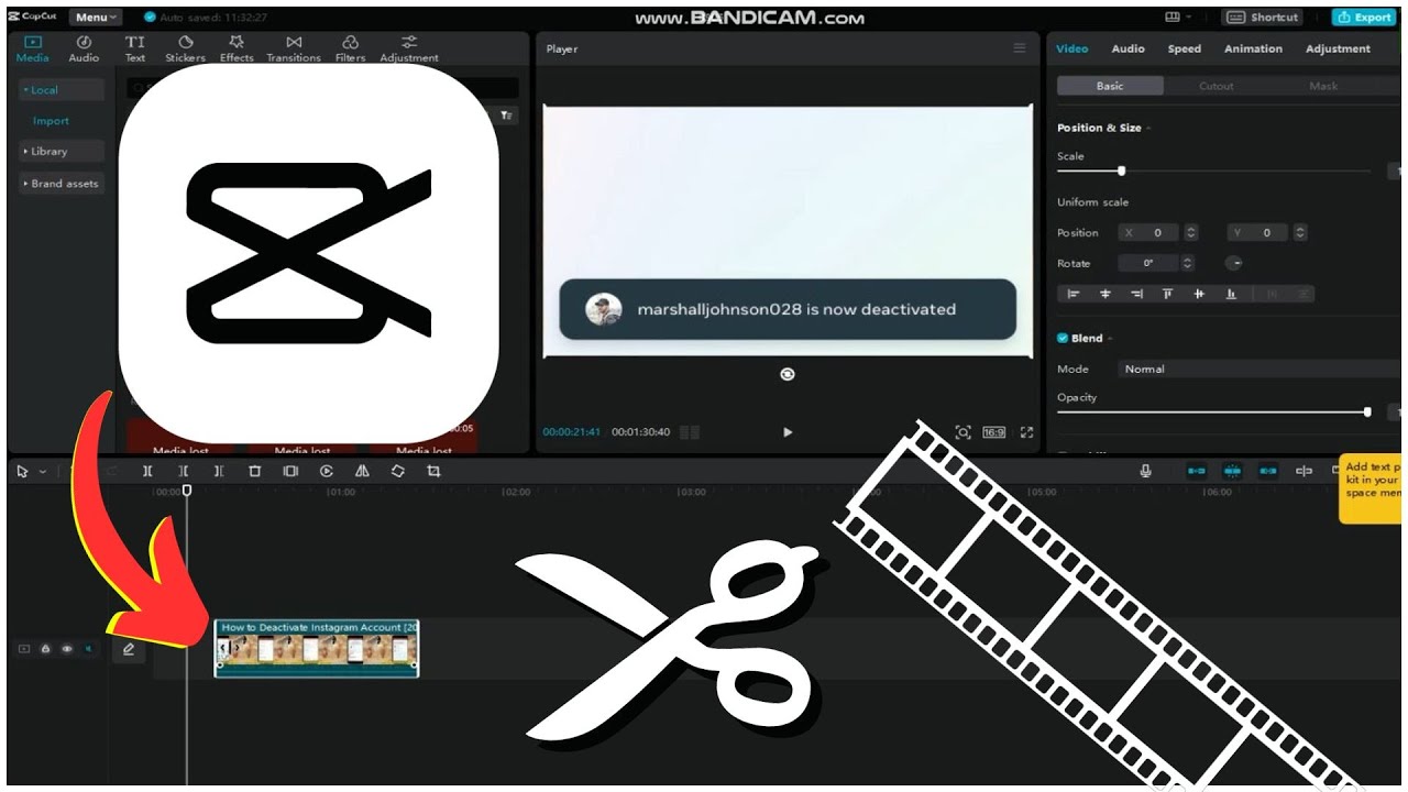 How To Trim Cut Video In Capcut Pc I Capcut Editing Tutorial Youtube
