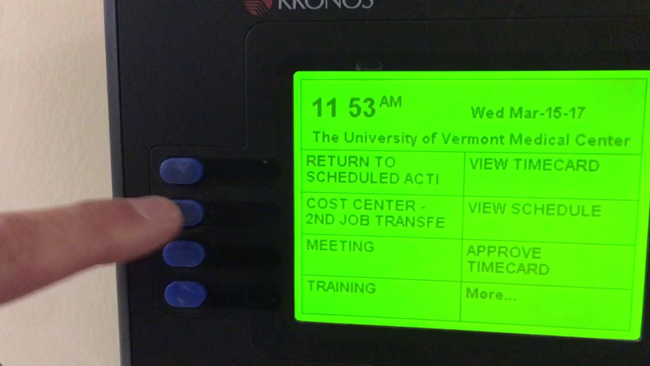 Kronos Time Clock App Rulesdiki