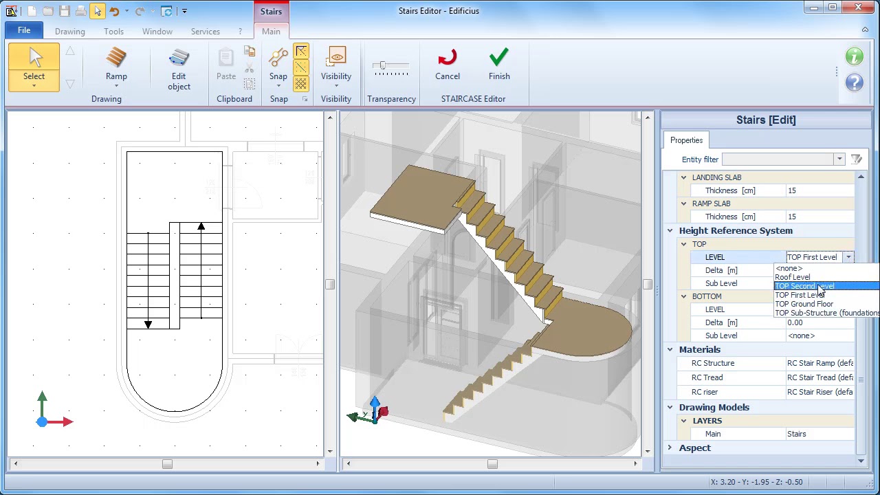 Edificius Tutorial Stairs Properties Acca Software Youtube